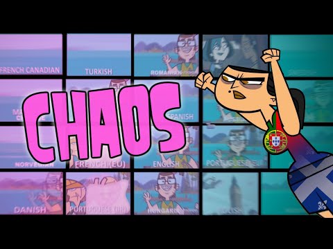 Total Drama Theme Song but it's ALL TWENTY Language Dubs at Once