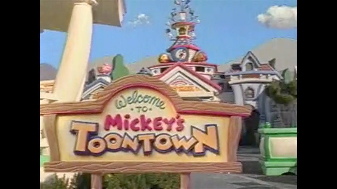 Original Mickey's Toontown Disneyland Park Television Commercial (1992 ...