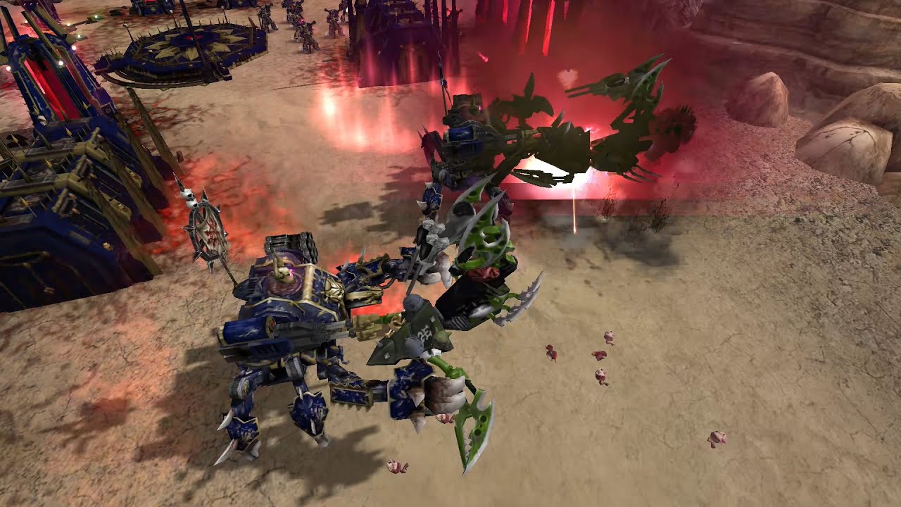 Night Lords vs Dark Eldar - Titanium Wars - Warhammer 40K Dawn Of War ...