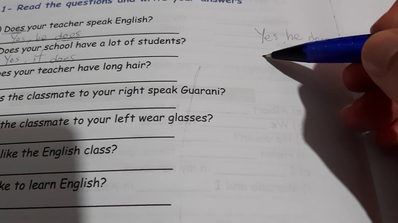 English lesson #101 (9th grade) - YouTube