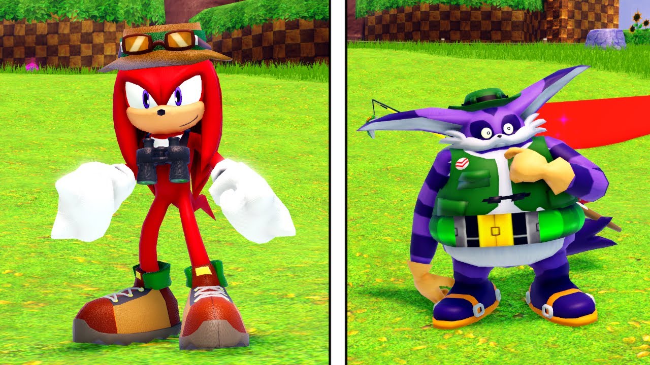 Camping With Camper Knuckles And Angler Big In Roblox Sonic Speed ...