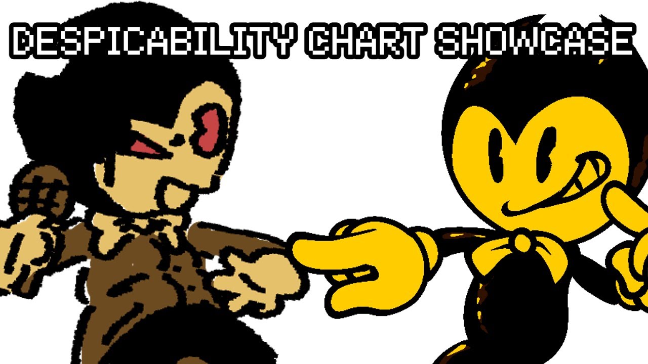 DESPICABILITY CHART SHOWCASE | High-Effort Titled Bendy Mod - YouTube