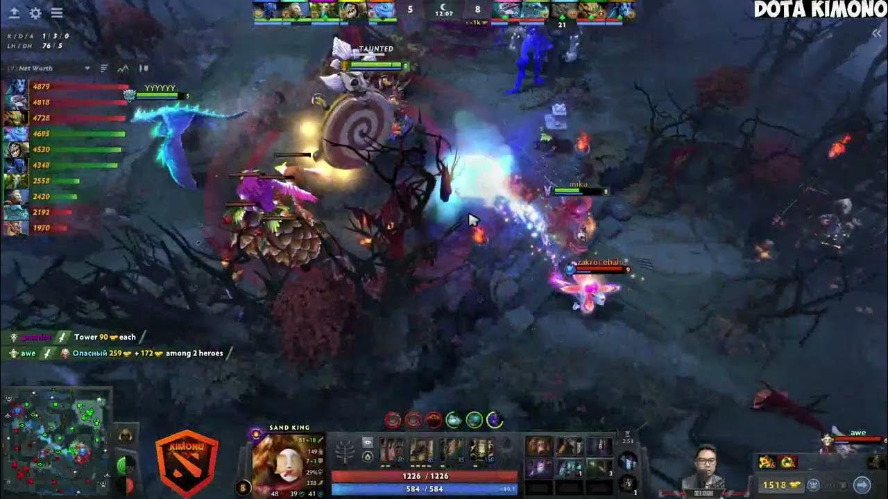 New Patch 7.38 - 33 Sand King Offlane - Dota 2 Pro Full GAmeplay (no commentary) #33 #sandking ...