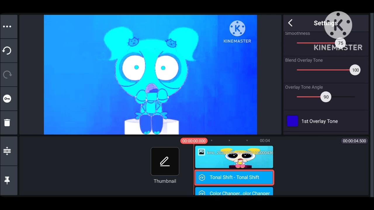 how to make chorded gradient map in kinemaster - YouTube