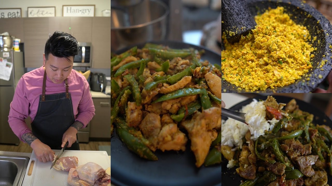 How to Make Khmer CHA KROEUNG SACH MOAN | Delicious Lemongrass Chicken ...