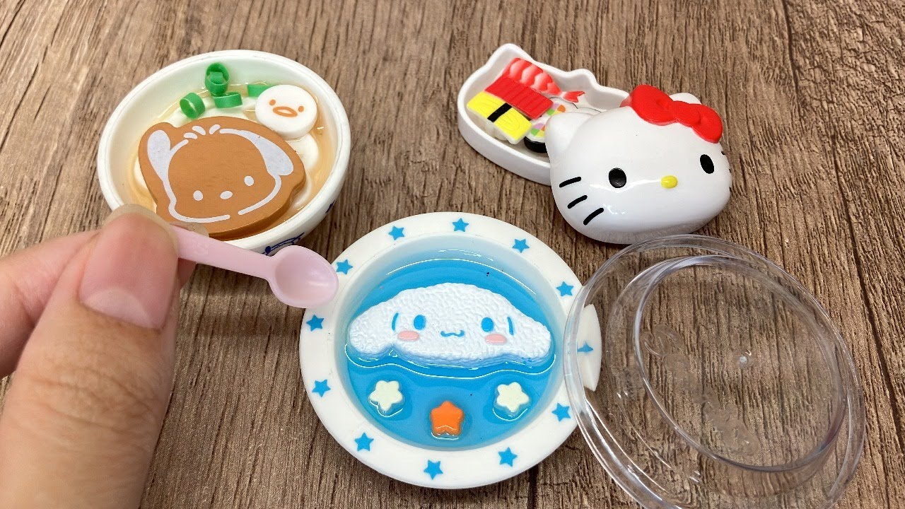 Sanrio Miniature Bento & Udon Food Delivery Mini Secret Mascot Set ...