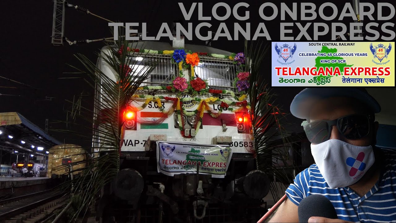 #RailVlog | Telangana Express Anniversary Ride - YouTube