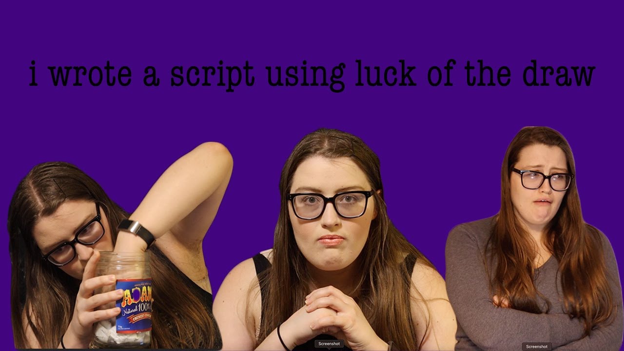 Writing A Script Using Luck of the Draw - YouTube
