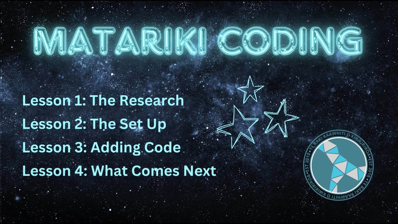 Matariki Coding Lesson 4 - YouTube