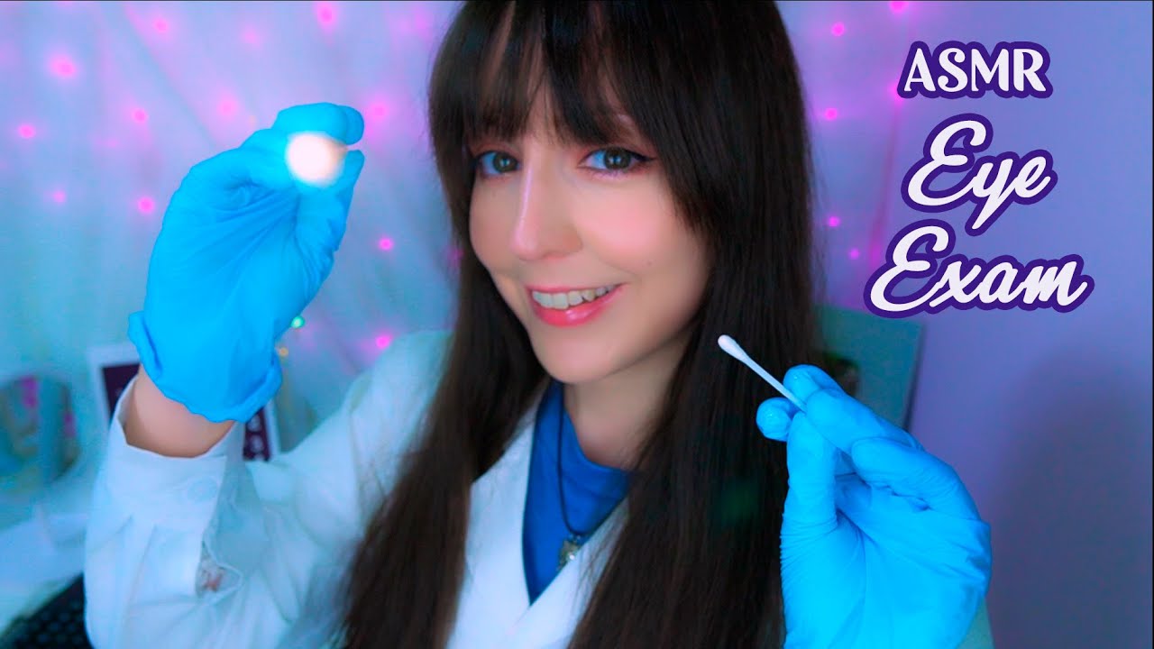 ⭐ASMR [Sub] Detailed Eye Exam and Treatment, Doctor Roleplay (Soft ...