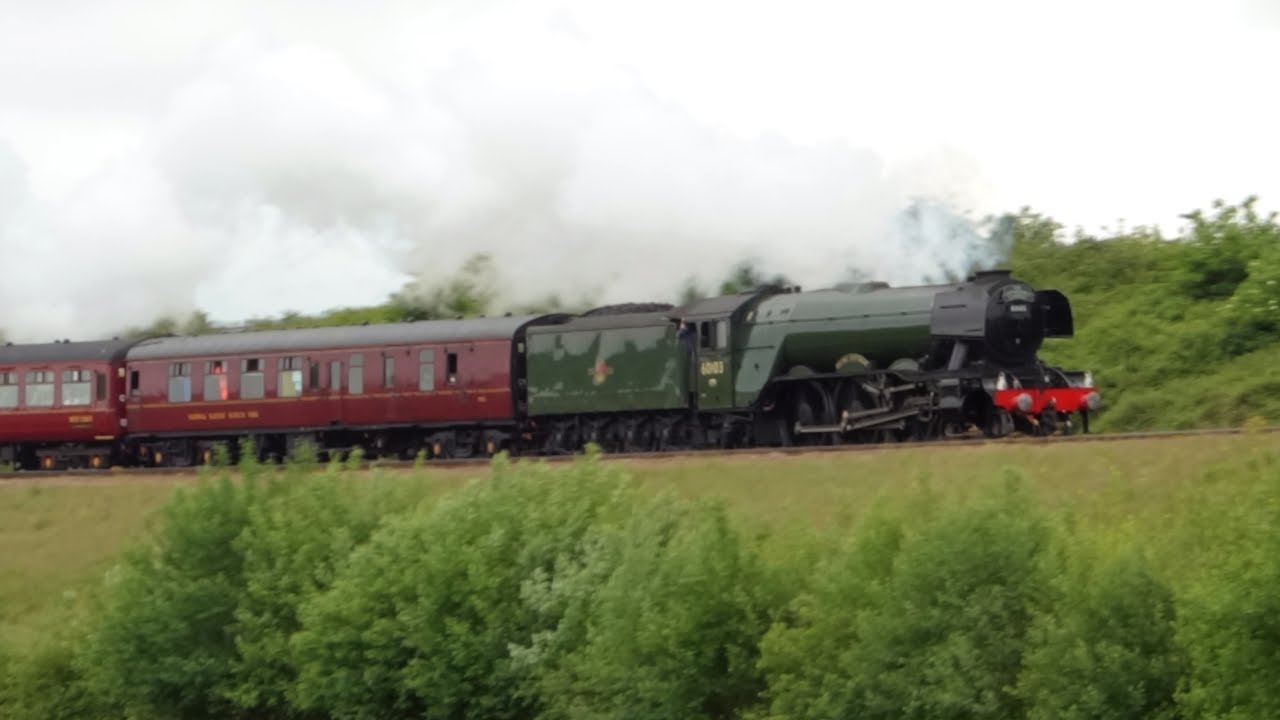 Flying Scotsman at Westerleigh Junction - May 23rd 2017 - YouTube