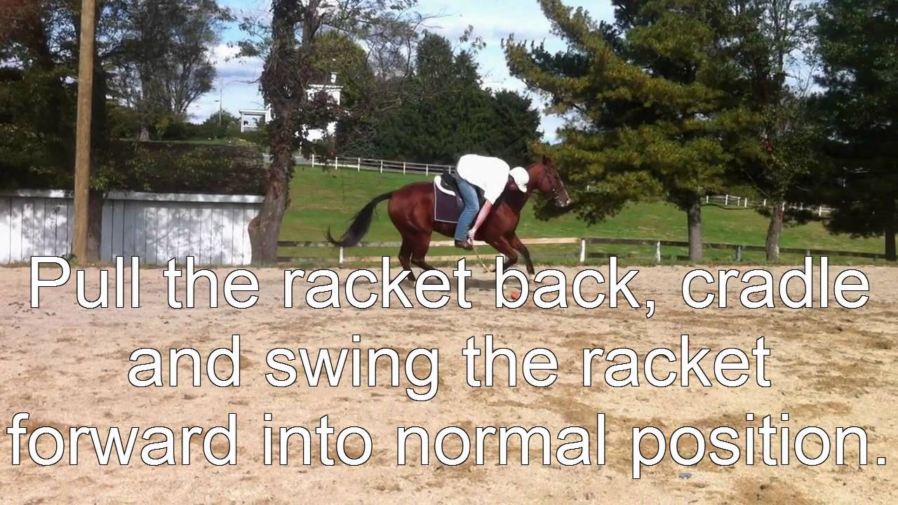 Polocrosse - Racket-side Backwards Pick-up - YouTube