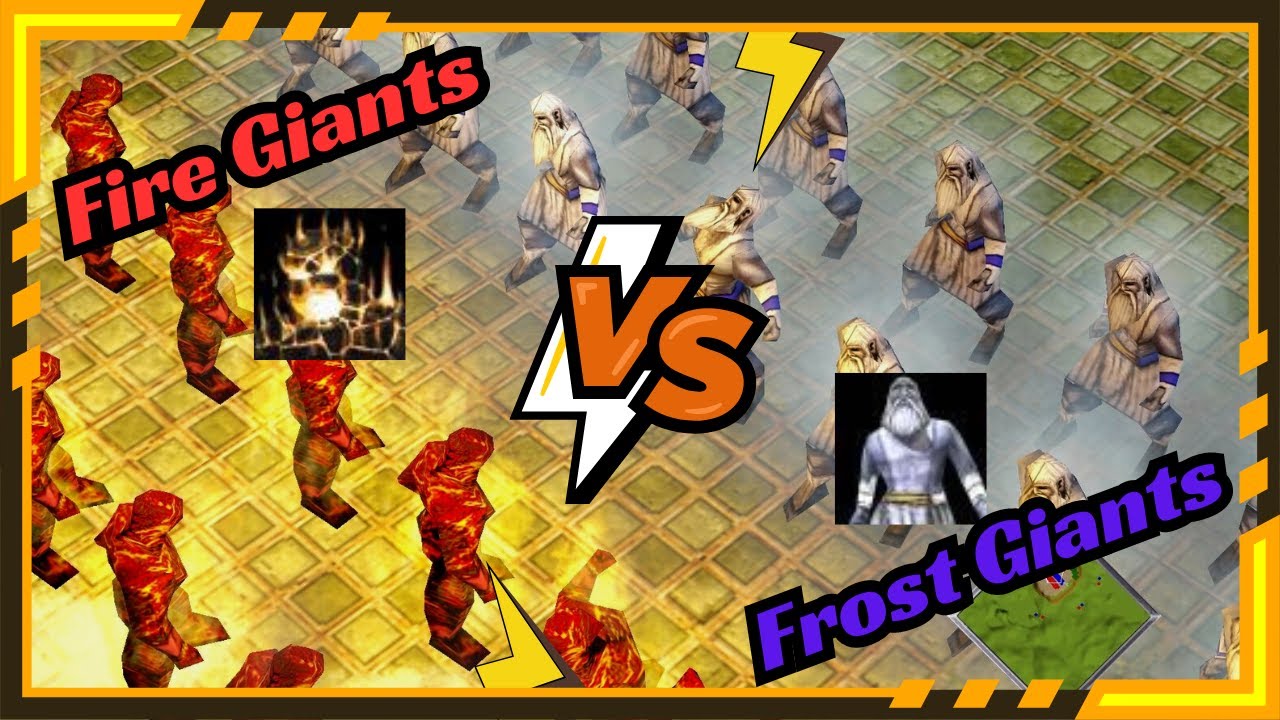 Fire Giants Vs Frost Giants | Age of Mythology - YouTube
