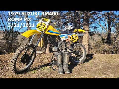 1979 Suzuki RM400 ROMP MX - YouTube