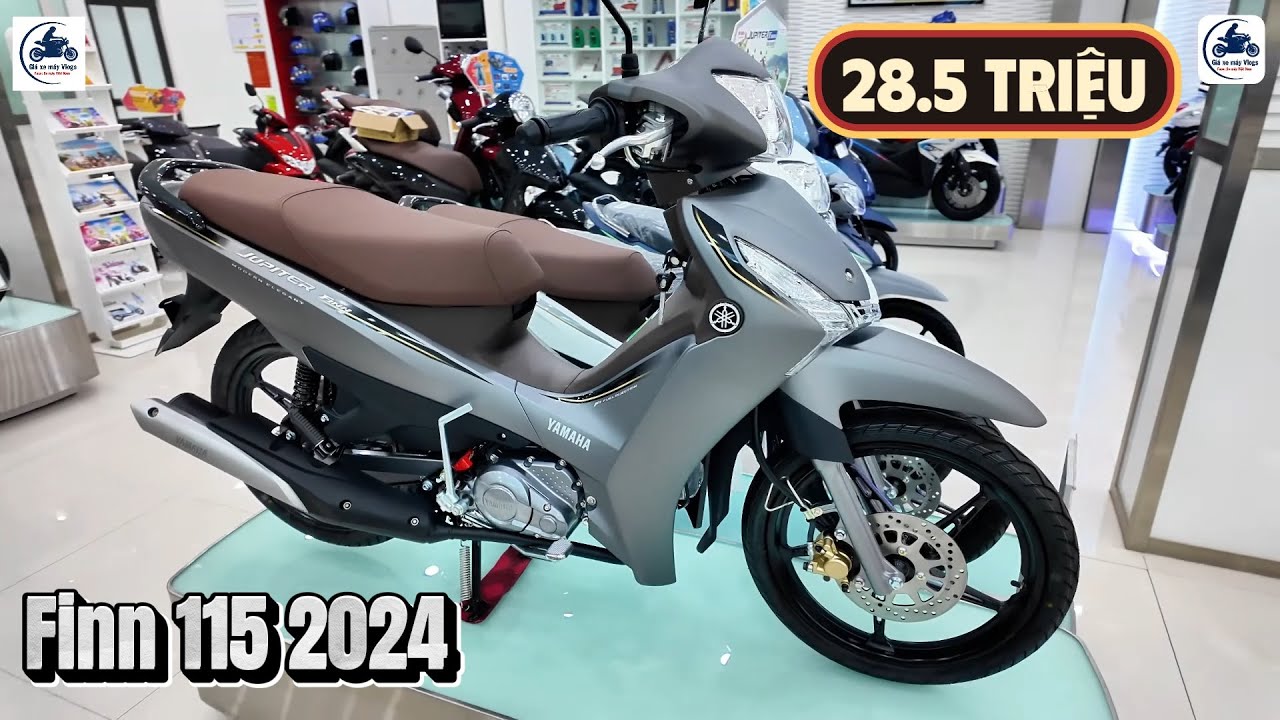 28.5 triệu 1 em Jupiter Finn 115 FI 2024 XÁM NHÁM Có nên mua Finn 115 ...