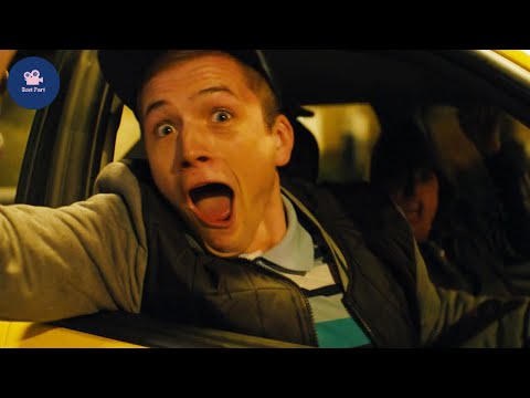 Kingsman: The Secret Service (2014) - Eggsy steals a car from a man in a pub | Best Part