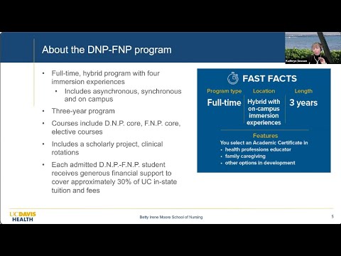 Recording: Nov. 30 D.N.P.-F.N.P. program information session - YouTube