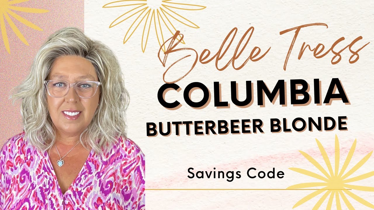 Belle Tress Columbia in Butterbeer Blonde Wig review! Code MISSY35 ...