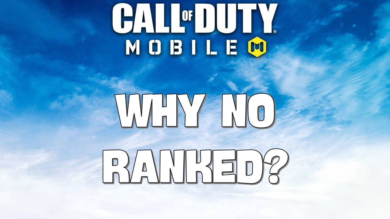 WHY I DONT PLAY RANKED IN COD MOBILE VIDEO ESSAY - YouTube