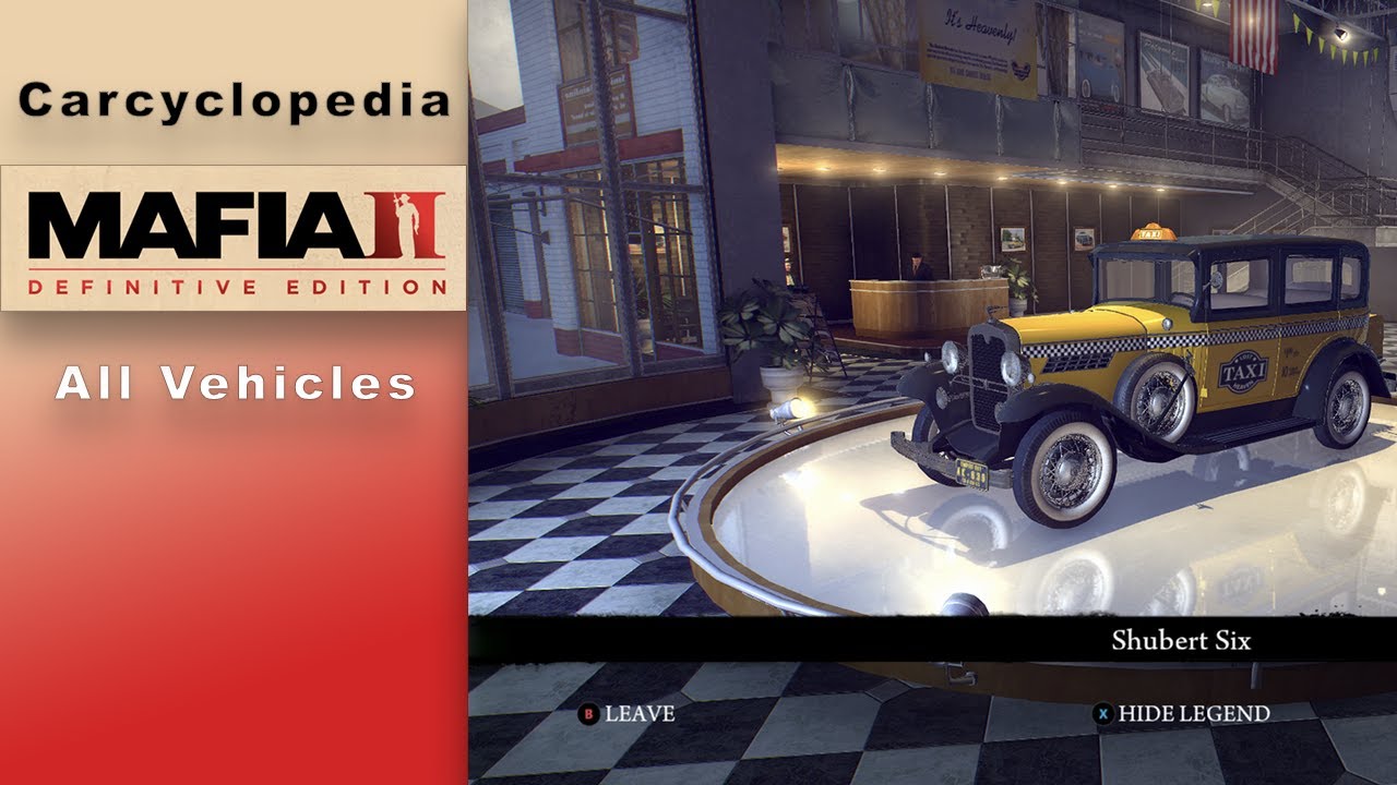 Mafia 2 Definitive Edition All Vehicles Carcyclopedia [2020] - YouTube