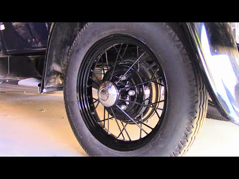 Restoring a set of Model "A" wheels. - YouTube