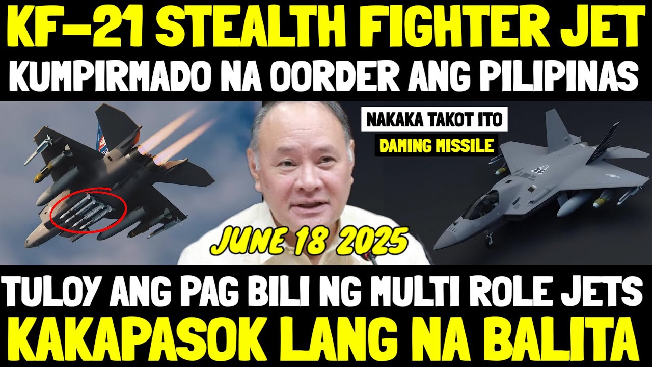 DEFENSE SECRETARY GIBO INANUNSYO NA! KF-21 FIGHTER JET ANG NAPILING ...