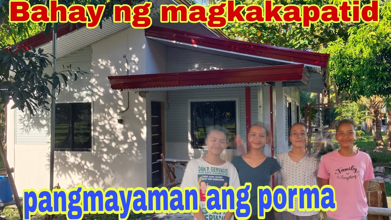 Bahay ng magkakapatid pangmayaman ang porma - YouTube