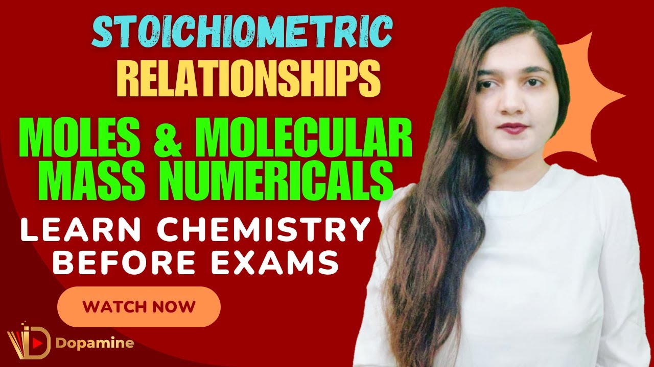 Stoichiometric Relationships -6 | Molar Mass Numerical | Moles ...