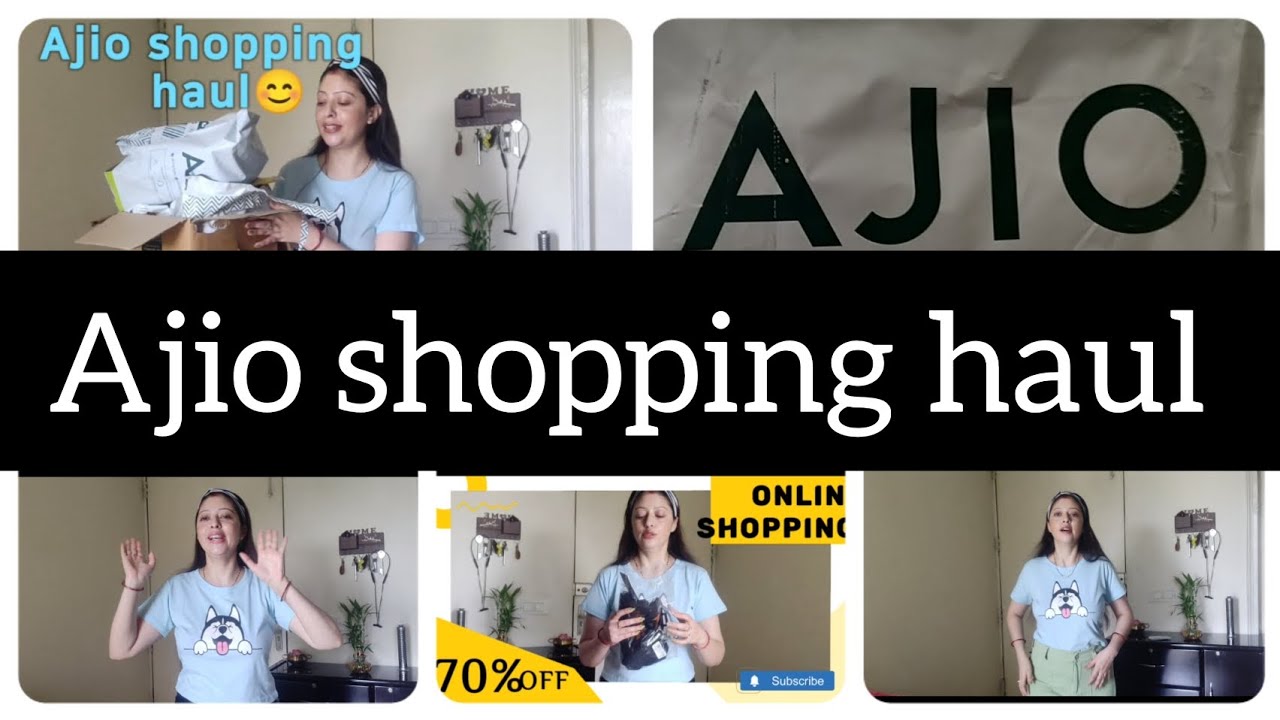Ajio fashion brand!!shopped online!! footwear & clothing shopping in ...
