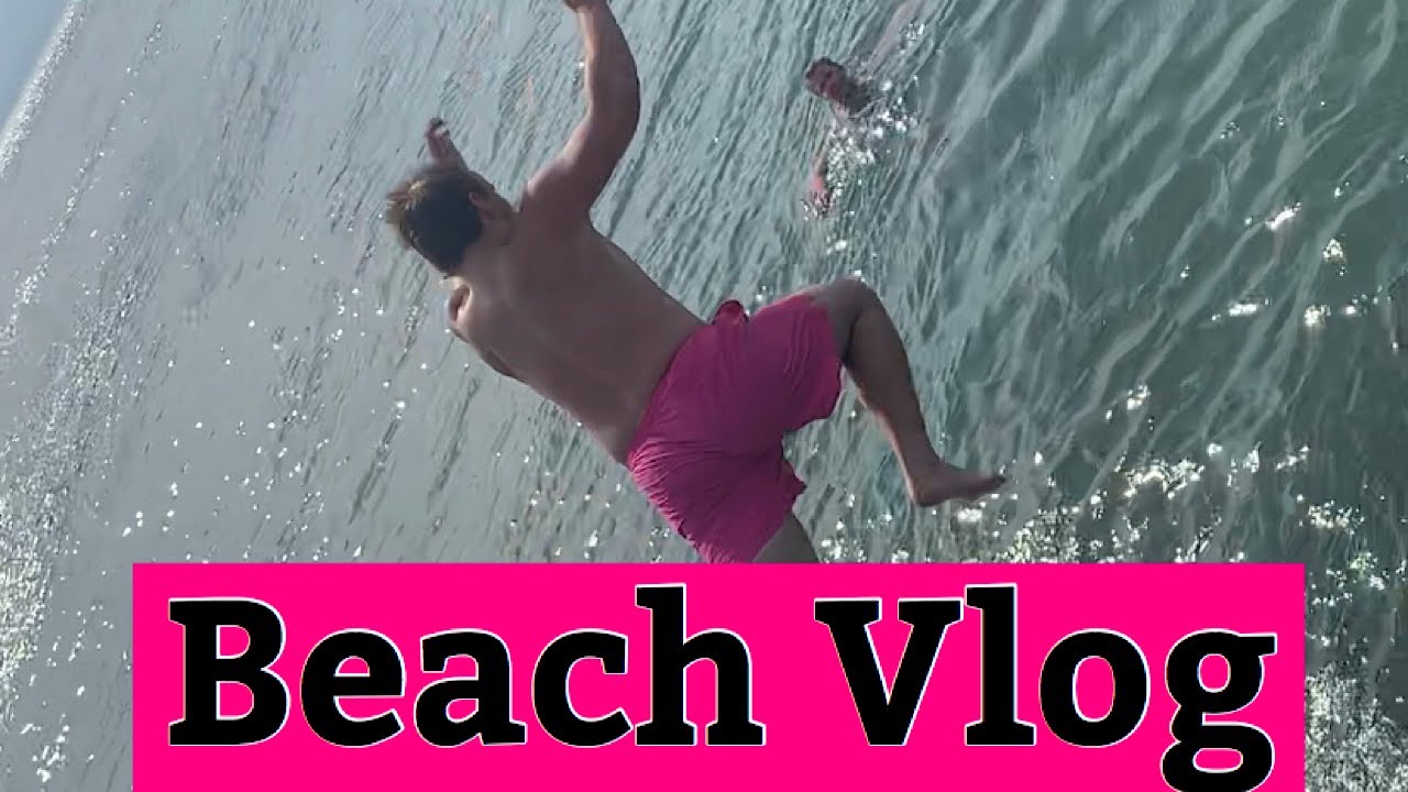 DAY AT THE BEACH! | VLOG #1 - YouTube