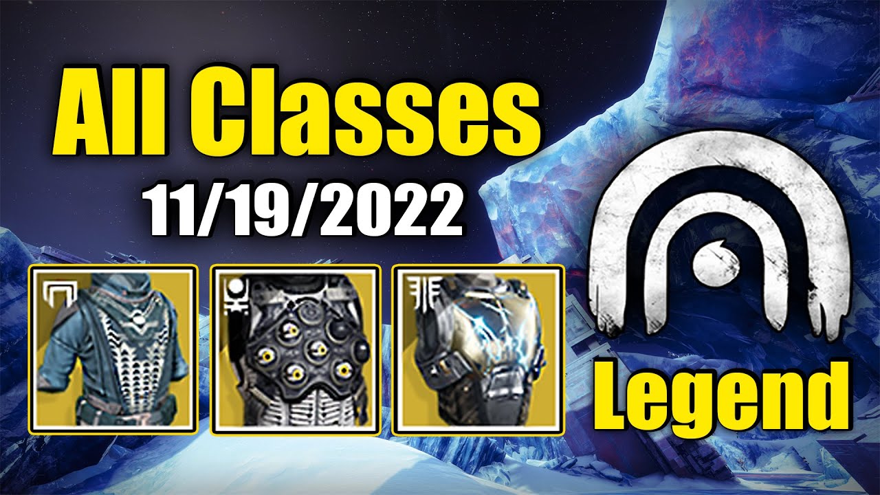 LEGEND LOST SECTOR TODAY "ALL CLASSES" 11/19/2022 - YouTube