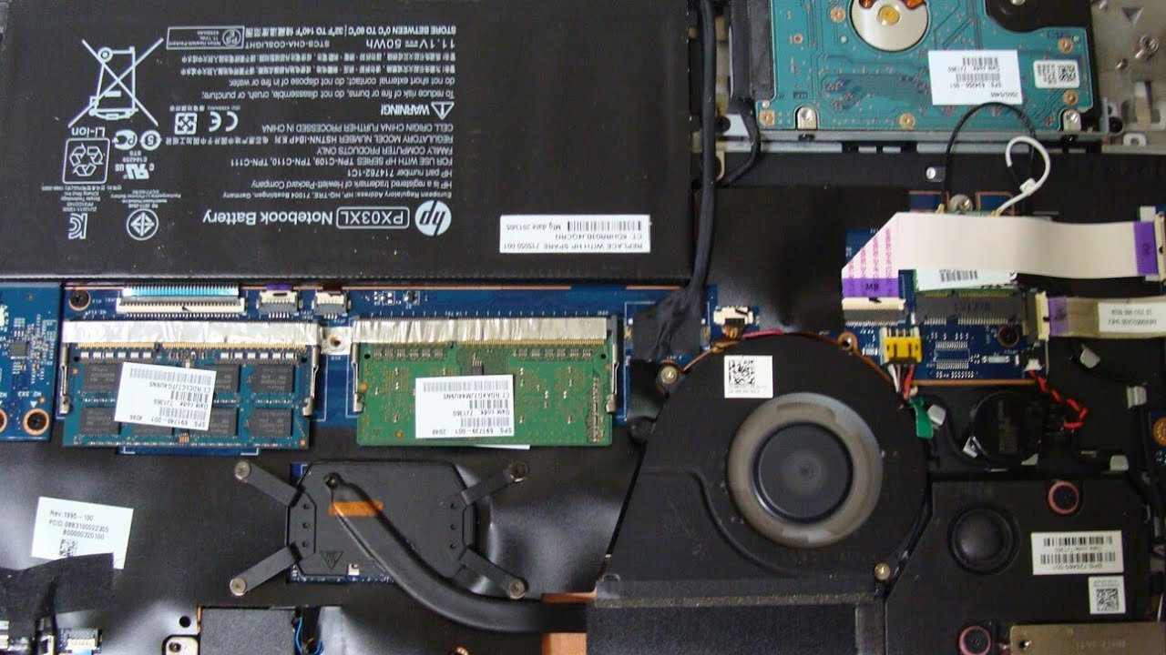Complete teardown of hp laptop ||disassembly of hp laptops. - YouTube