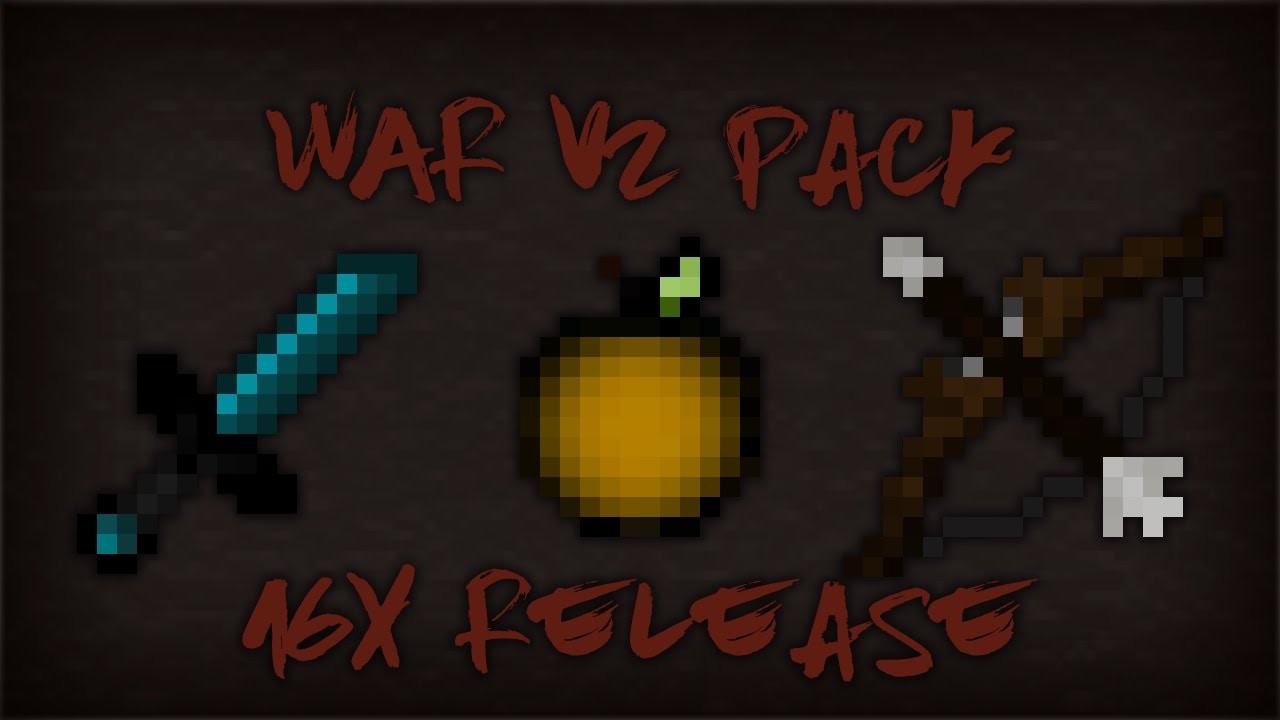 Minecraft PvP Resourcepack | 16x War Pack V2 Release - YouTube