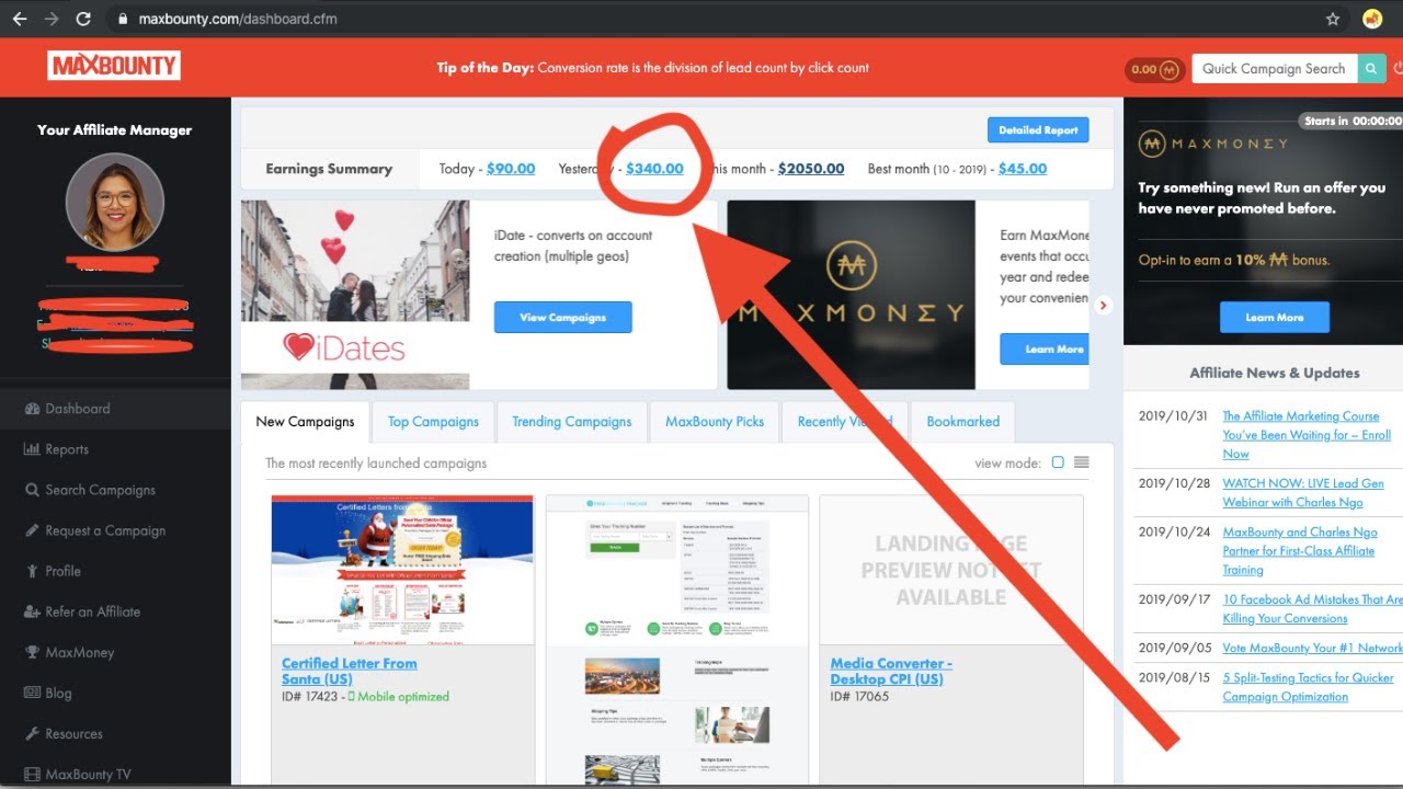 MaxBounty Offer Selection (2020) - $300/day | Step By Step Picking The ...