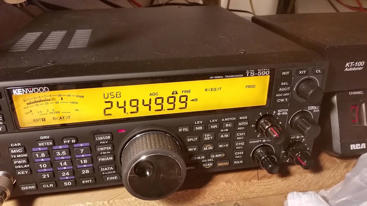 Another test of my TS590 - YouTube