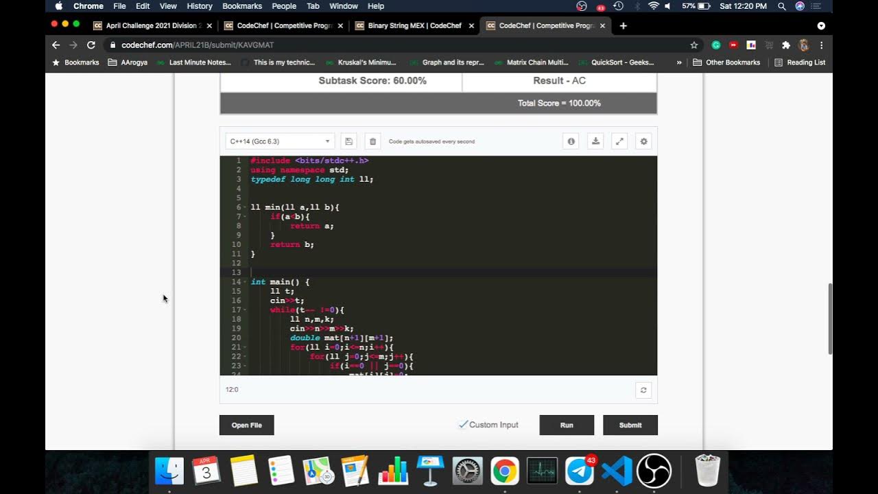 Worthy Matrix || KAVGMAT || CodeChef Long Challenge|| April Long challenge|| Full solution - YouTube