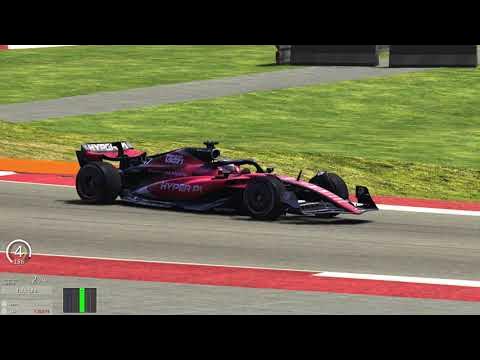 Assetto Corsa - RSS Formula Hybrid 2023 V2 - COTA - Hotlap - TV cam - YouTube