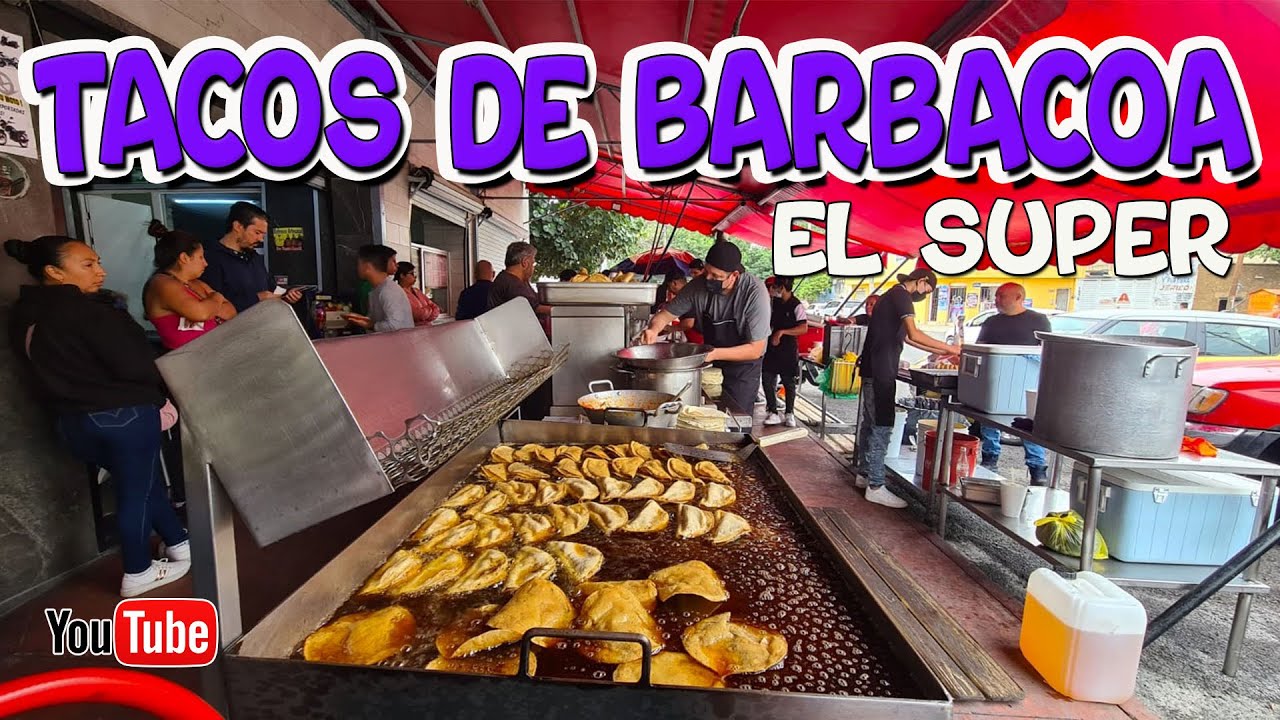 Tacos de BARBACOA Doraditos / en Guadalajara jal. - YouTube