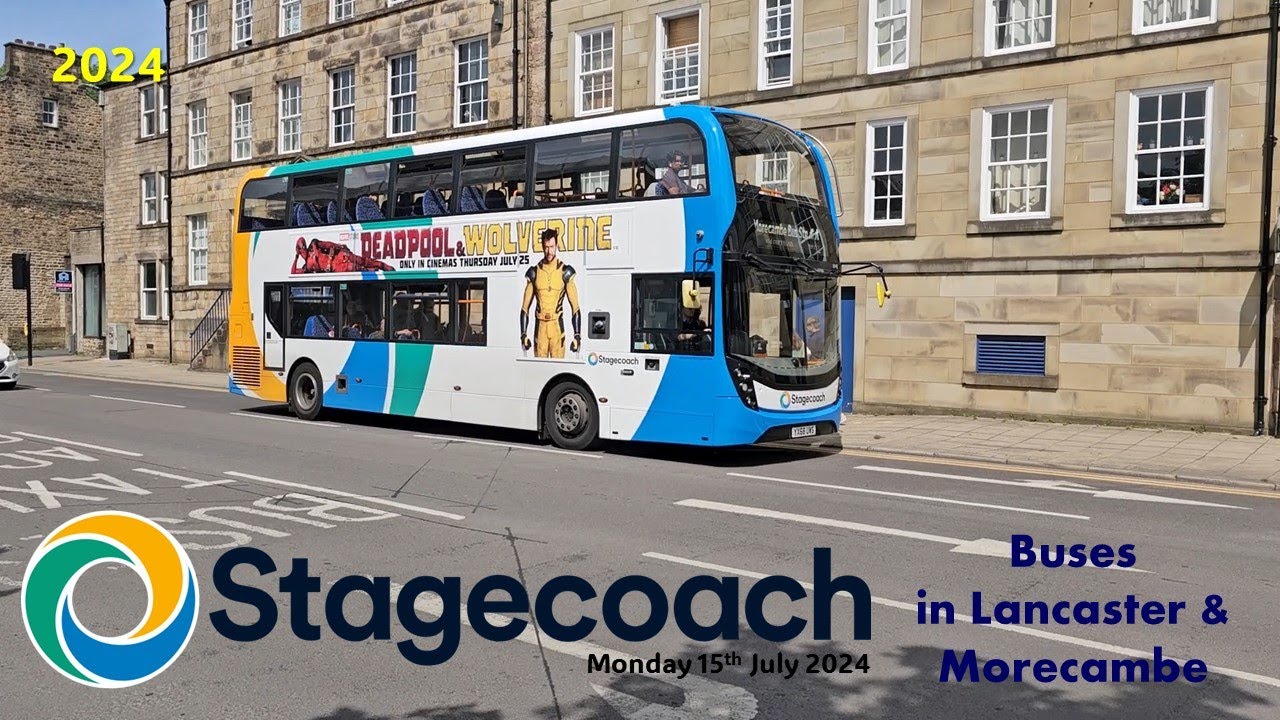 Stagecoach buses in Lancaster & Morecambe on Monday 15th July 2024 ...