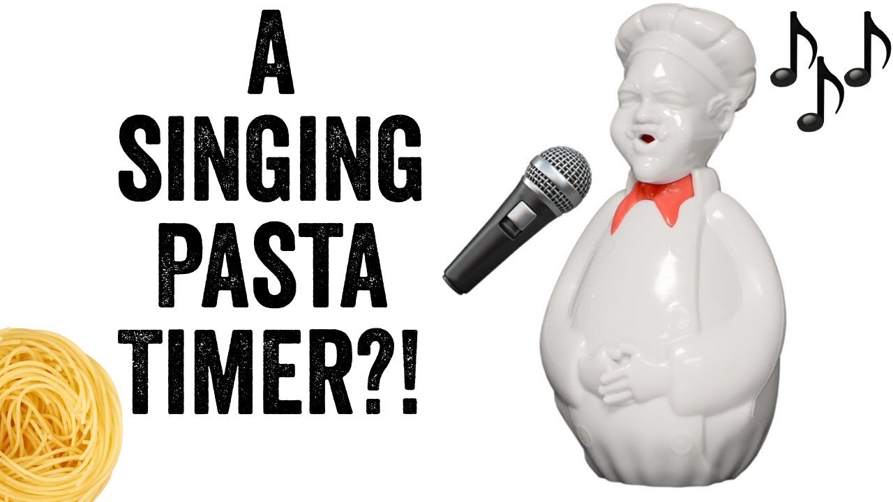 This Kitchen Gadget Sings When Your Pasta is Ready! - YouTube