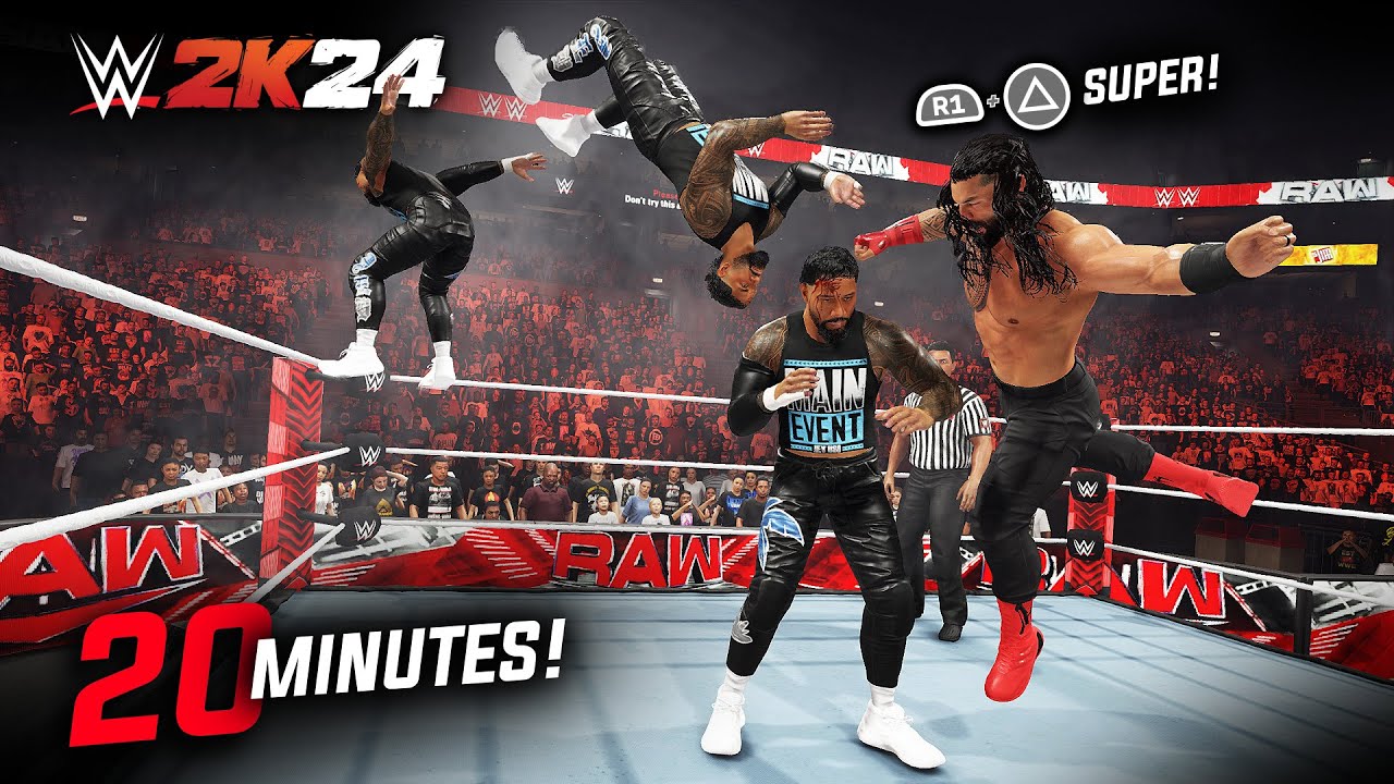 WWE 2K24: 20 Minutes of Non-Stop NEW Moves! (Custom) - YouTube