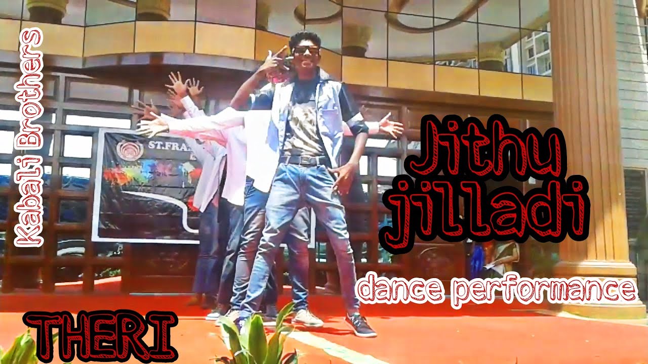 Jithu jilladi dance performance #Thalapathi #bharathappu0407 #theri - YouTube