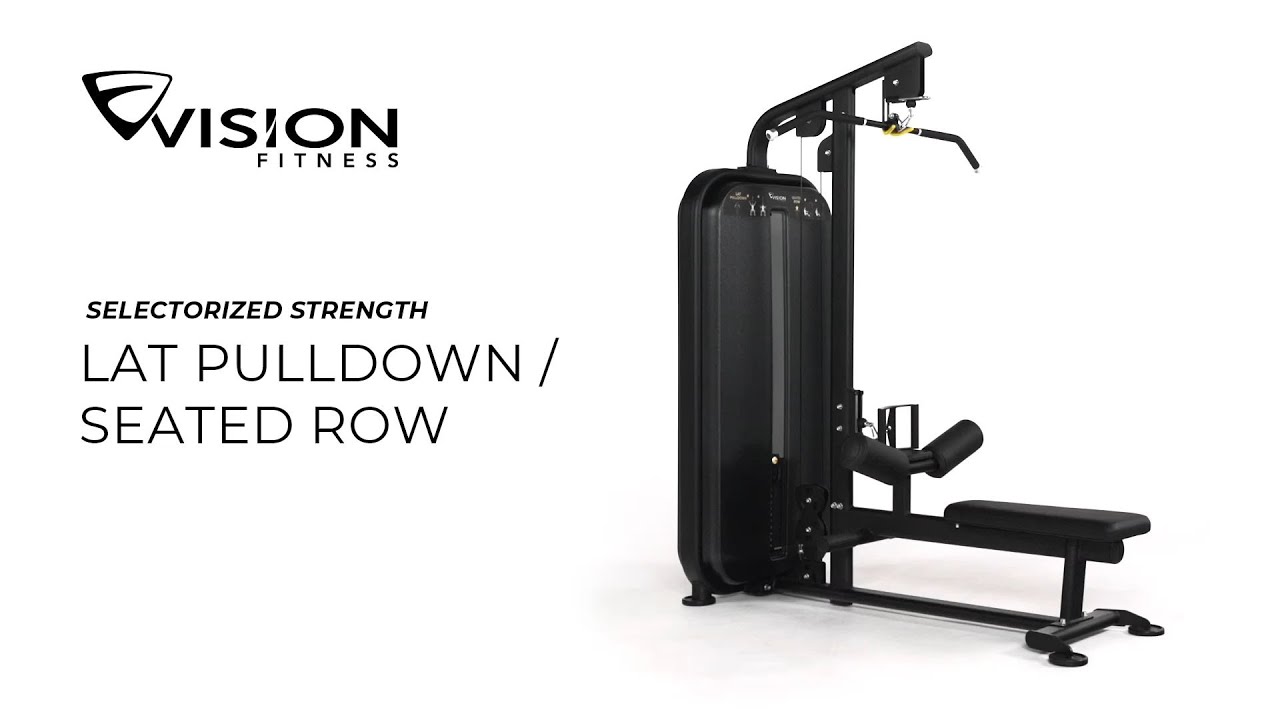 Vision Selectorized Strength-Lat Pulldown/Seated Row Movements - YouTube