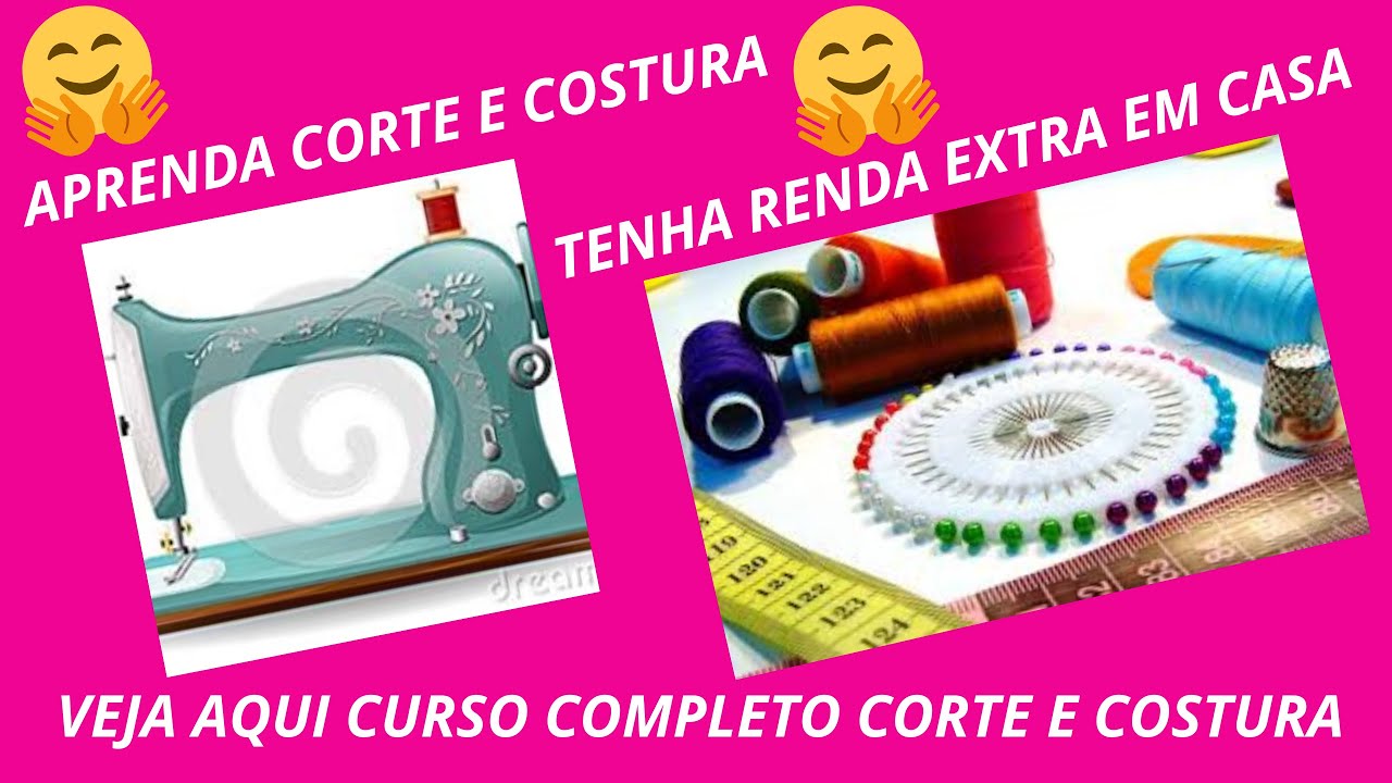 MELHOR Curso De Corte é Costura ONLINE | APRENDA a Costurar - YouTube