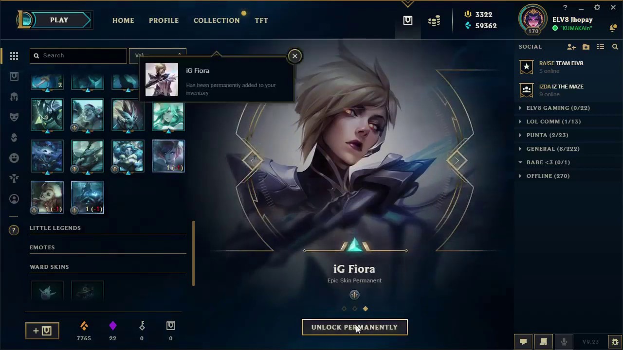 Re-roll extra skin shard -League of Legends - YouTube