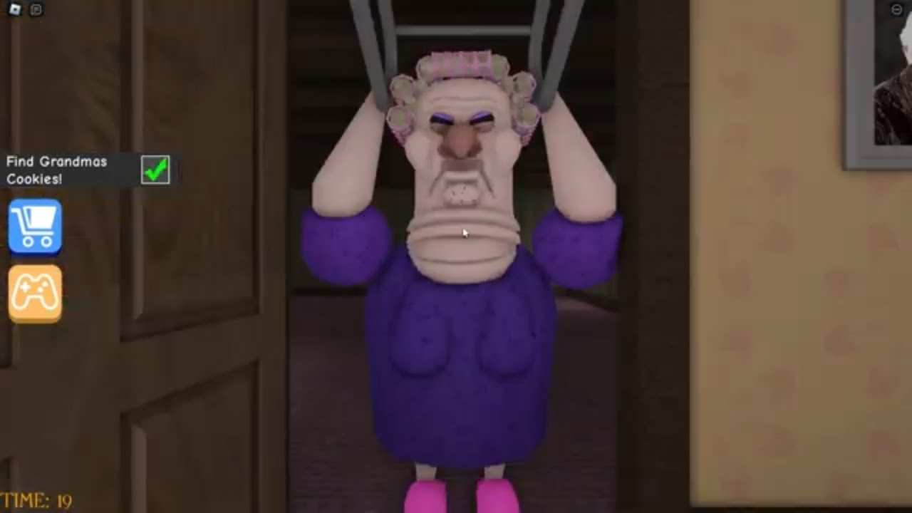 Grumpy Gran! (SCARY OBBY) playthrough - YouTube