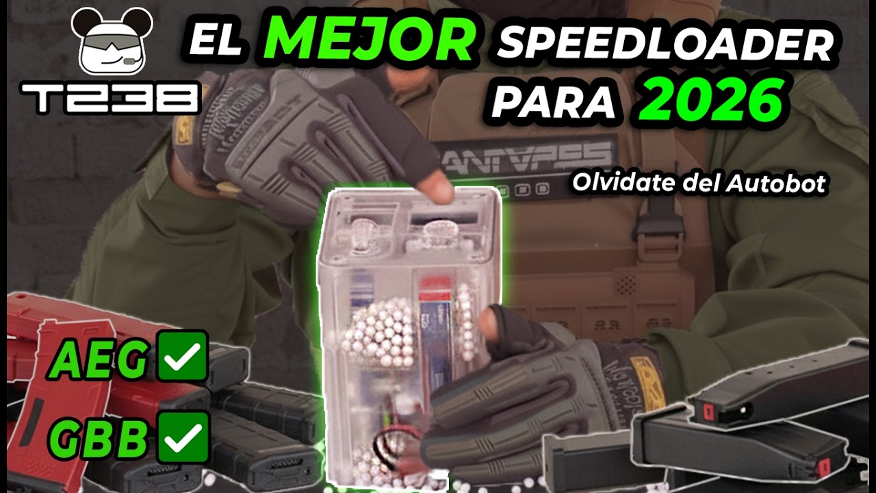 El speedloader electrónico definitivo para airsoft | T238 Speedloader ...