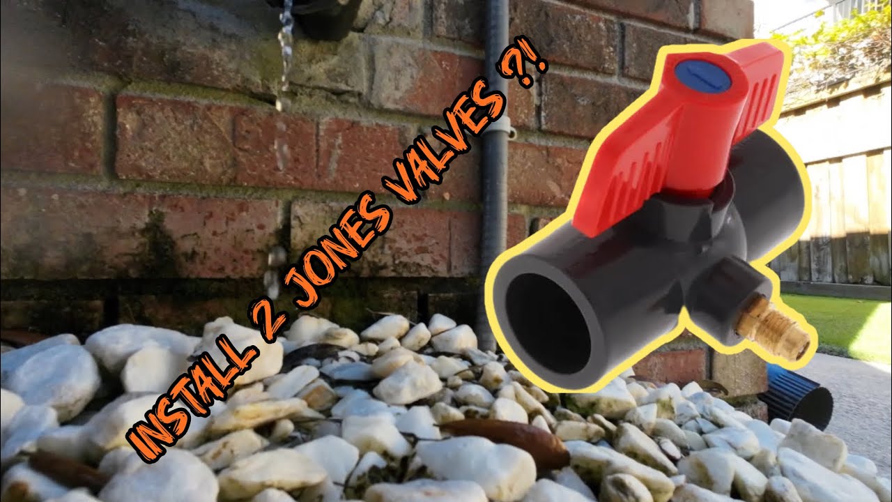 Adding Jones Valves to drain lines !!! - YouTube