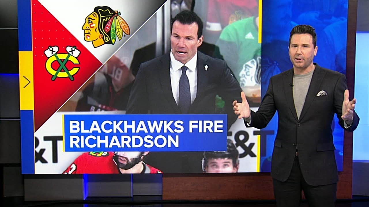 Chicago Blackhawks fire head coach Luke Richardson, name interim coach ...