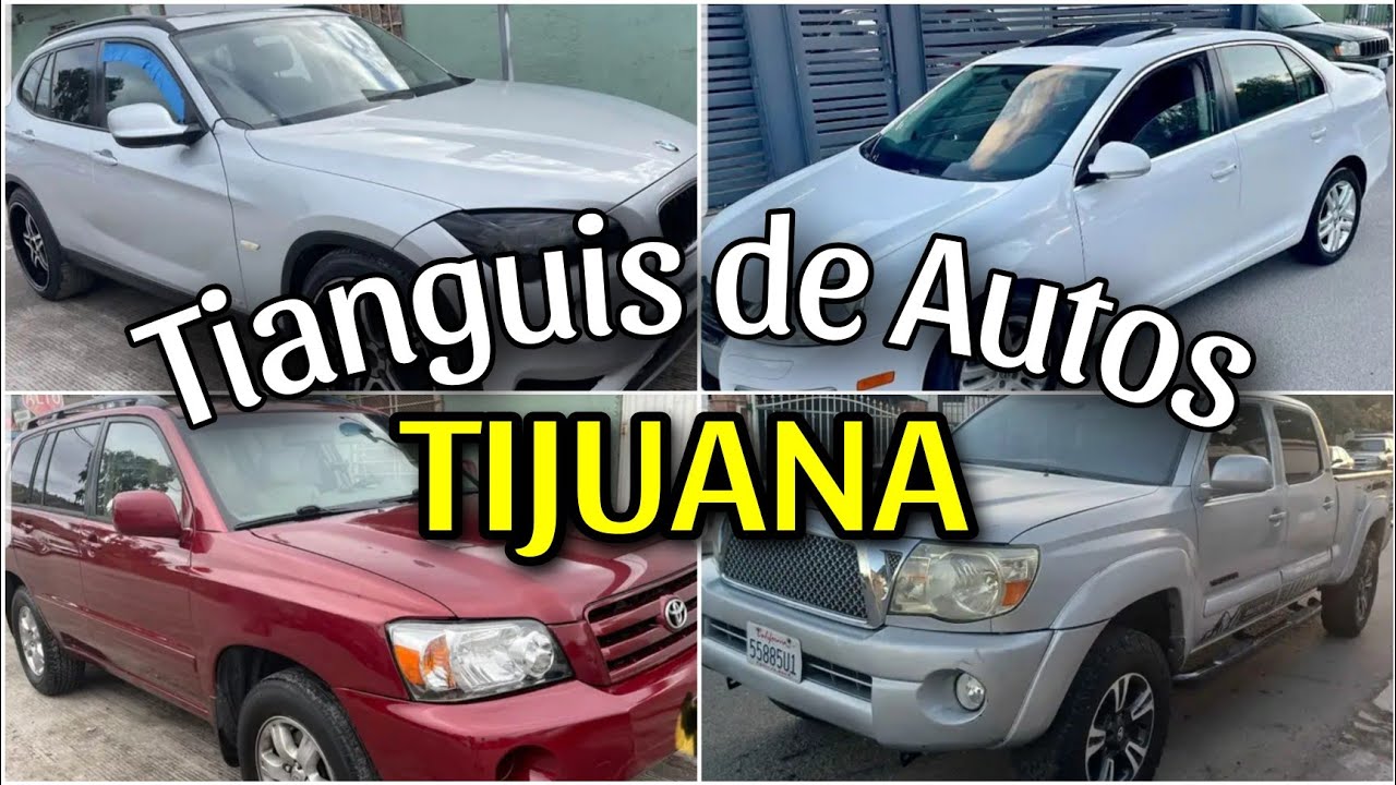 Pickup Camionetas y Autos en venta en frontera de Tijuana - YouTube